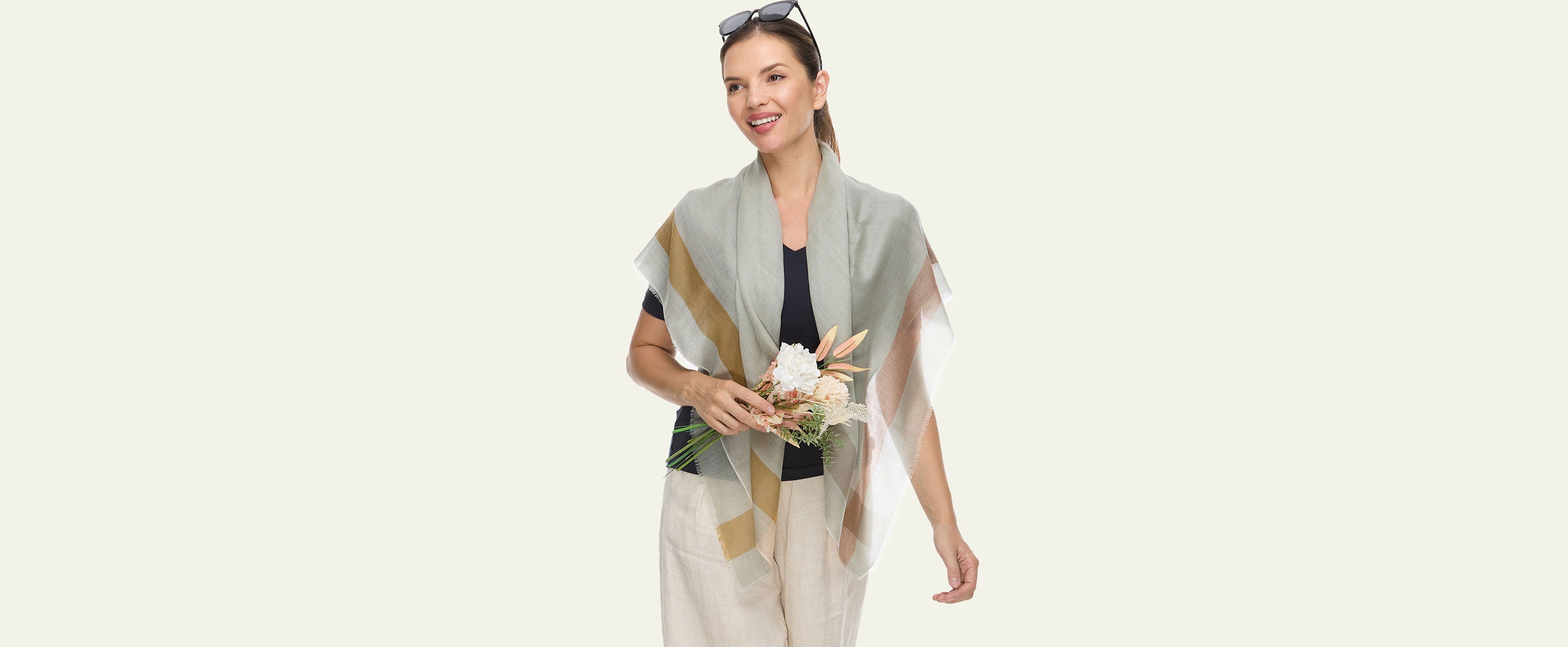 Square Featherlight Cashmere Scarf - Ovcio®